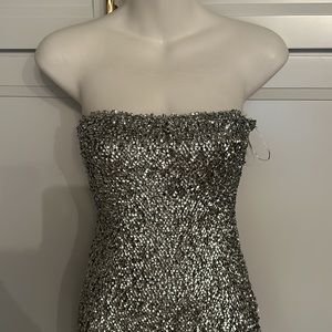 Zara | Dresses | Zara Limited Edition Barbie Dress Silver Sequin | Poshmark